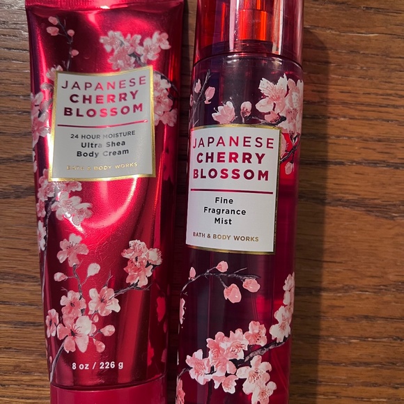 Bath & Body Works | Other | Bath And Body Works Japanese Cherry Blossom Body Cream And Mist ...